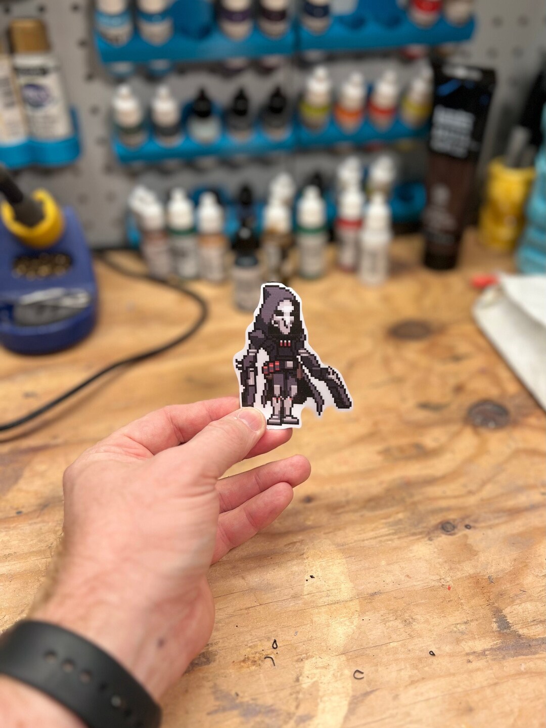 Overwatch 2 Reaper Pixel Spray Vinyl Sticker Decal, Laptop, Phone ...