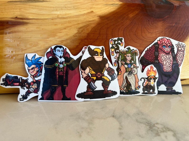 Cacodemon Doom Eternal Pixel Art Vinyl Sticker - Etsy