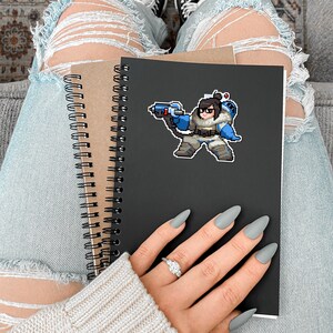 Overwatch 2 Mei Pixel Spray Vinyl Sticker Decal, Laptop, Phone, Gaming ...