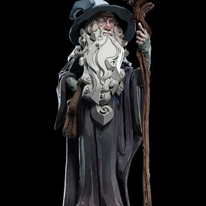 Gandalf the Grey Vinyl Sticker, Decal, Laptop, Phone, LOTR, Wizard ...