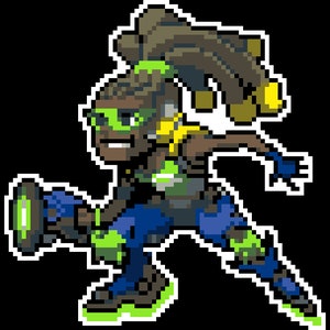 Overwatch 2 Lucio Pixel Spray Vinyl Sticker Decal, Laptop, Phone ...