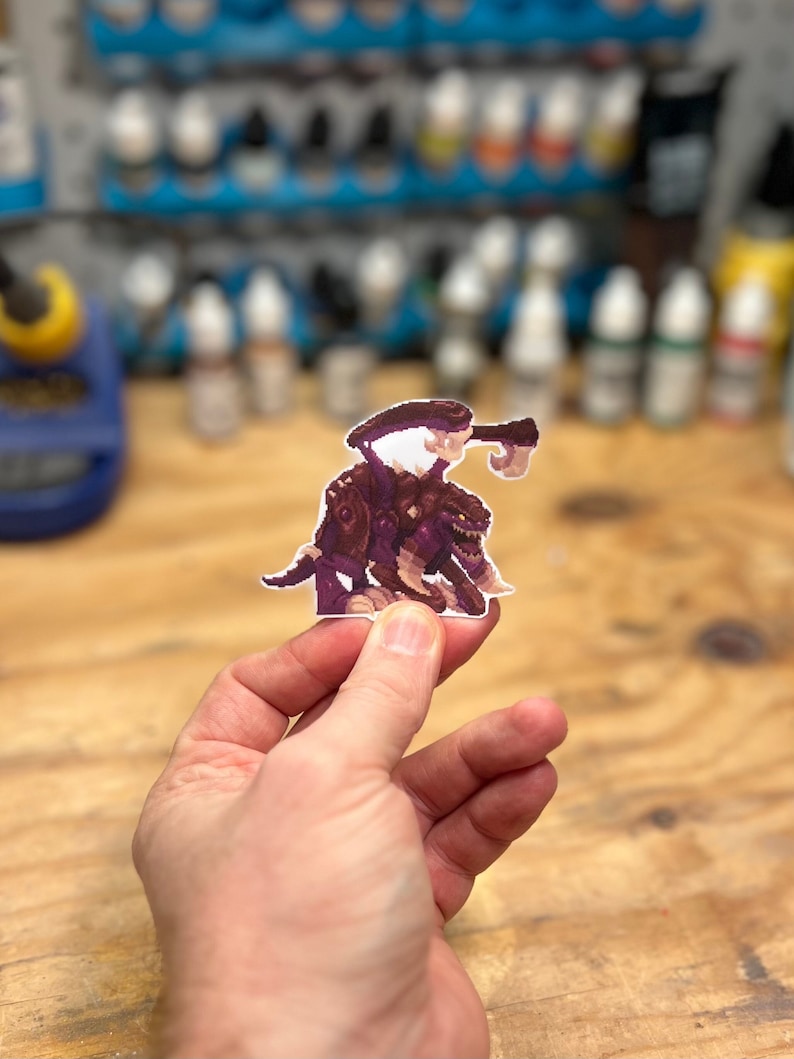 Starcraft 2 Zergling Pixel Art Vinyl Sticker - Etsy