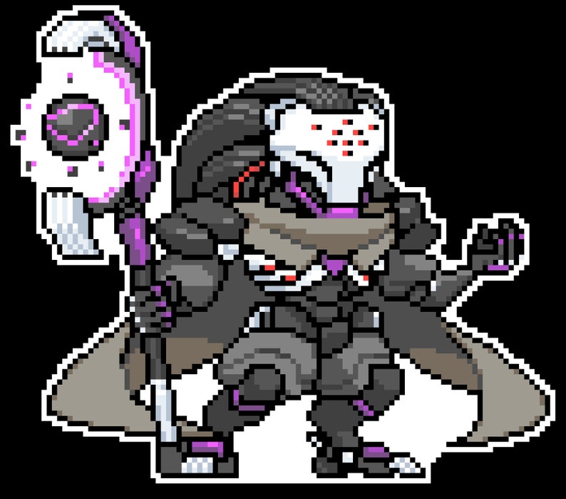 Overwatch 2 Ramattra Pixel Spray Vinyl Sticker Decal Laptop - Etsy