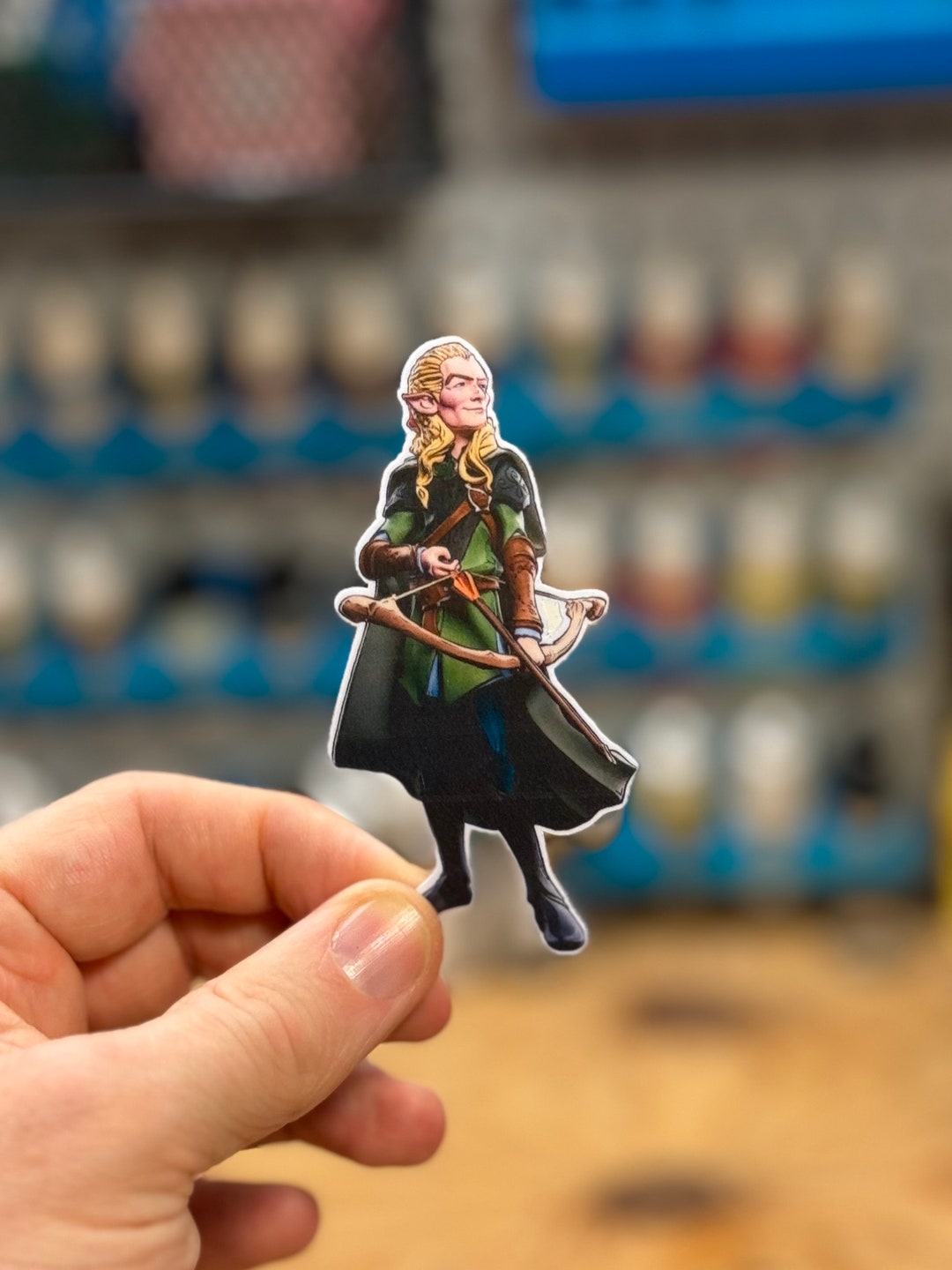 Legolas Greenleaf, Vinyl Sticker, Decal, Laptop, Phone, LOTR, Wood Elf ...