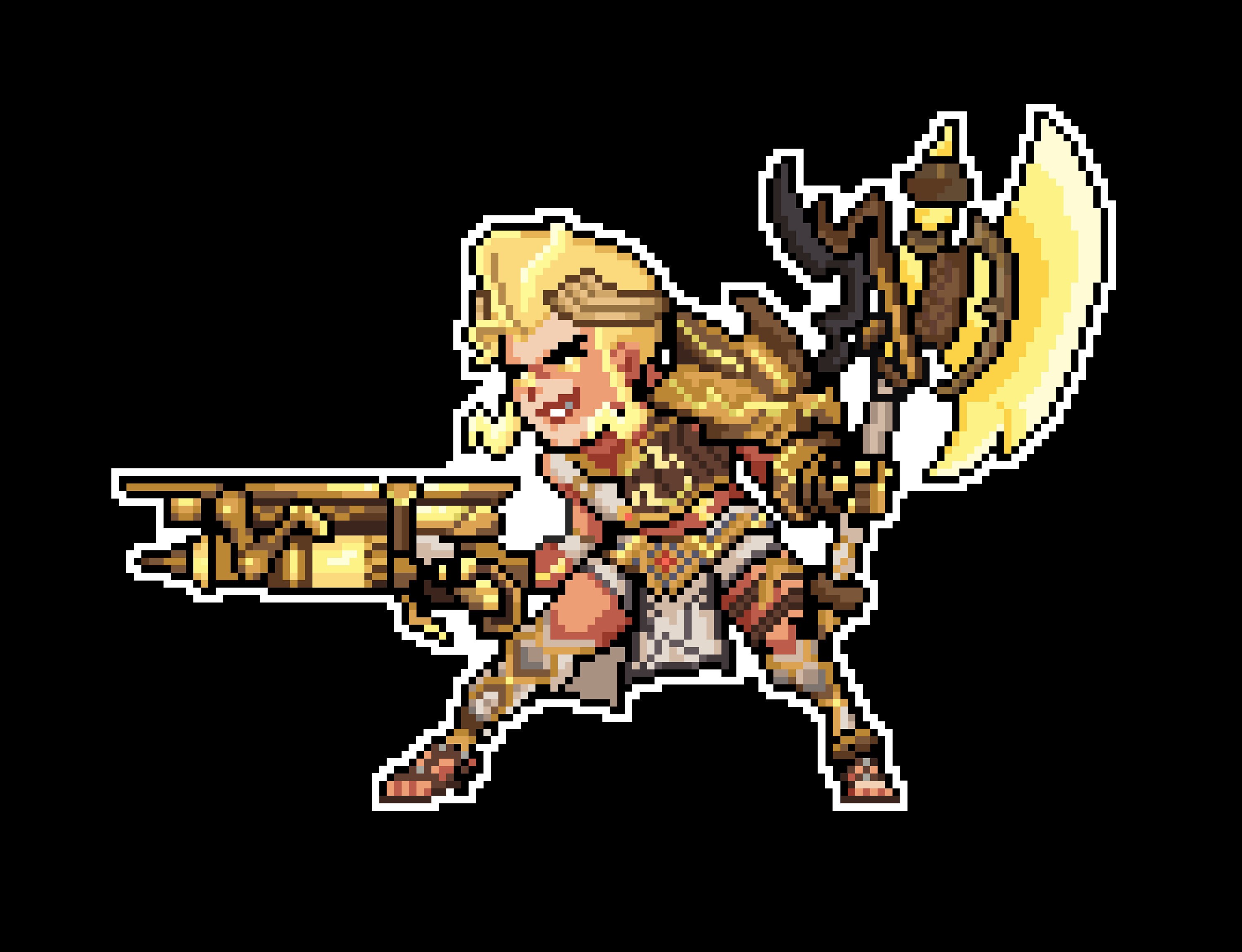 Zeus Junker Queen Pixel Spray Vinyl Sticker Overwatch 2, Sticker ...