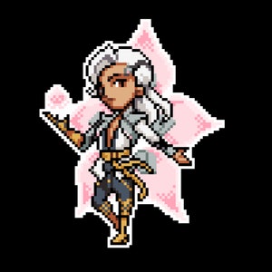 Overwatch 2 Lifeweaver Pixel Spray Vinyl Sticker - Decal, Laptop, Phone ...