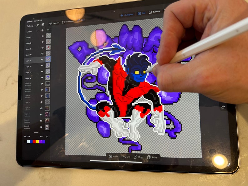 Beast X-men 97 Pixel Art Vinyl Sticker, Decal, Laptop, Phone, Comic ...