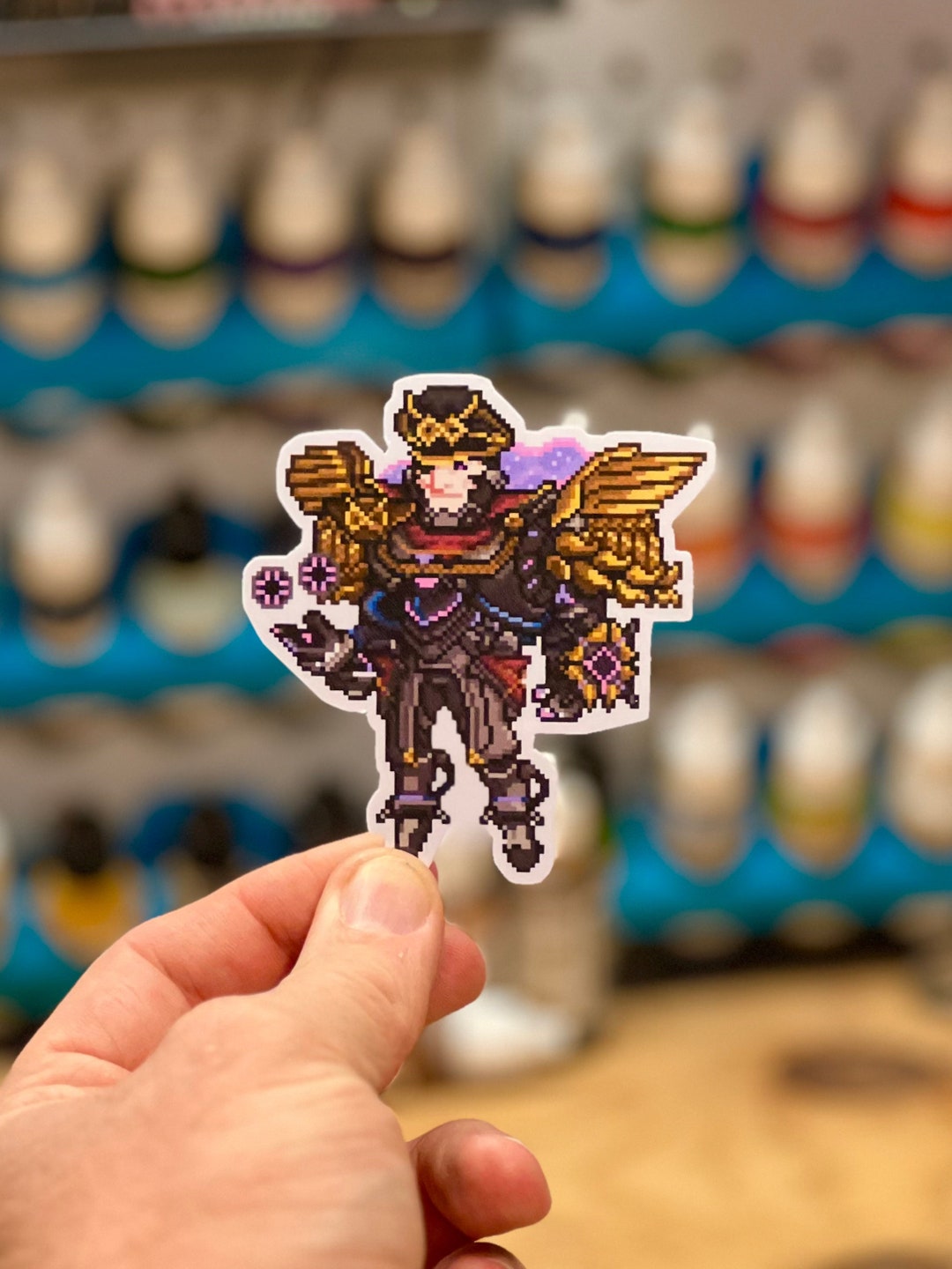 Galactic Emporer Sigma Pixel Spray Overwatch 2 Vinyl Sticker Decal ...