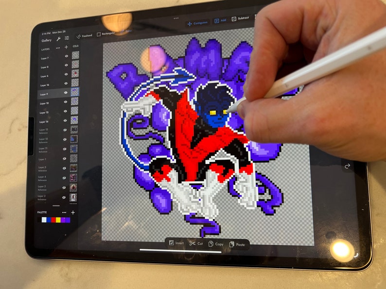 Gambit Remy Lebeau X-men Pixel Art Vinyl Sticker - Etsy