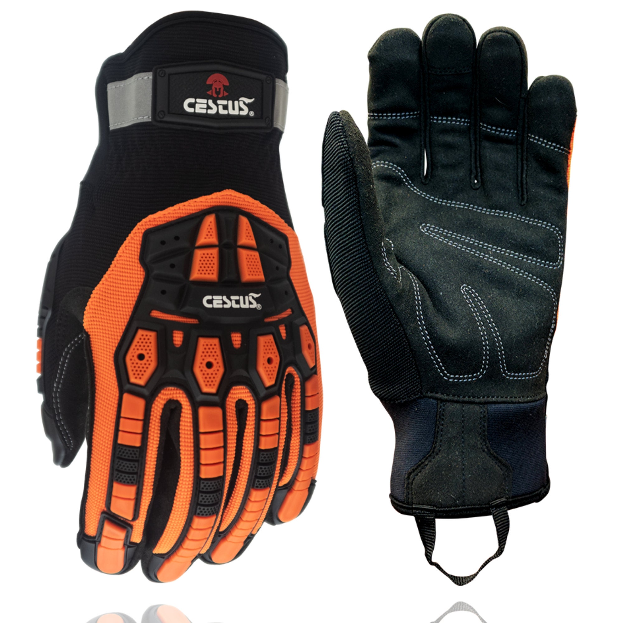 Cestus Handmax Pro, Impact Work Gloves for Men, Cut Resistant ANSI A6 ...