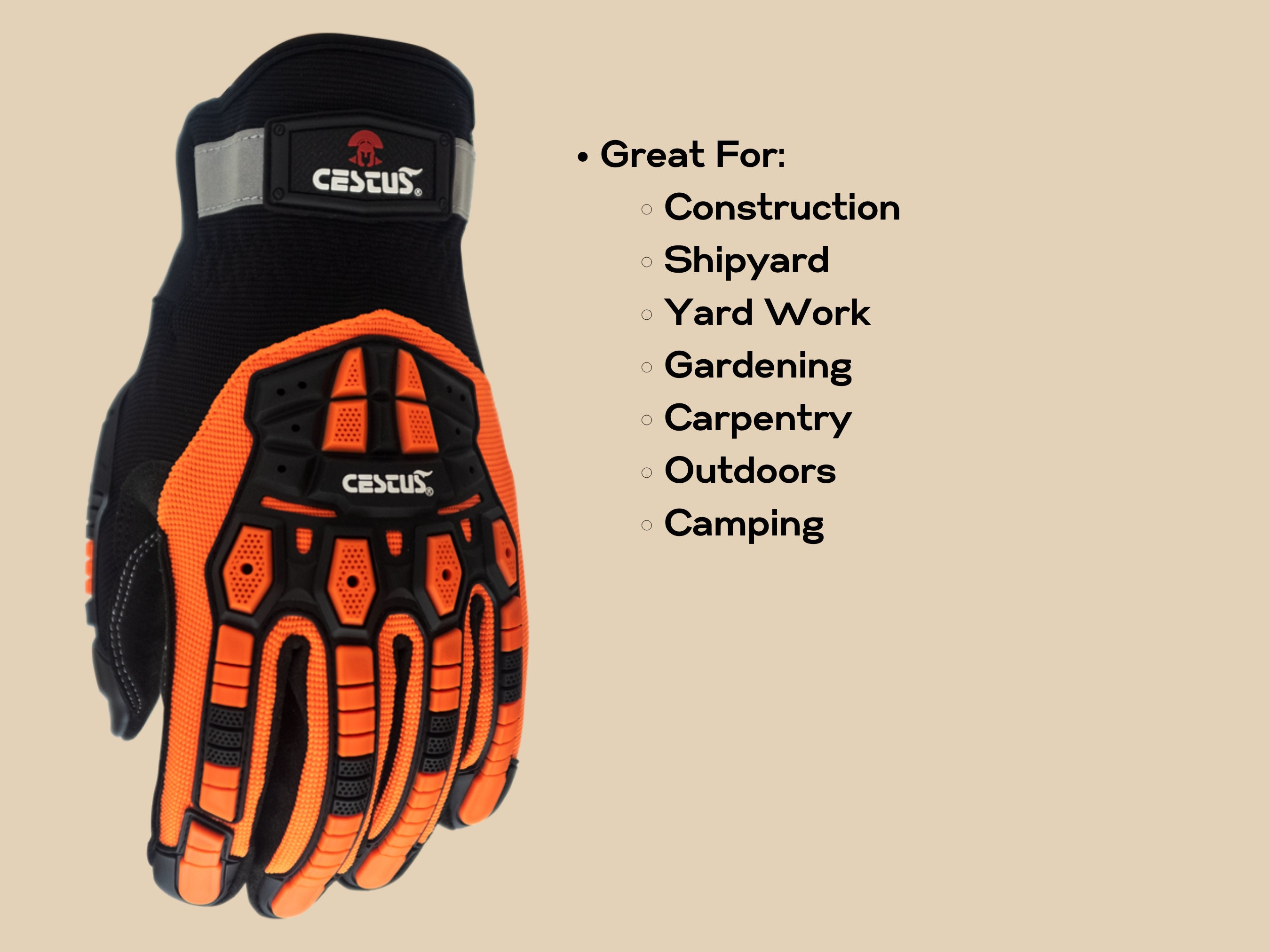 Handmax Pro Work Gloves for Men High Cut Resistance A6 - Etsy