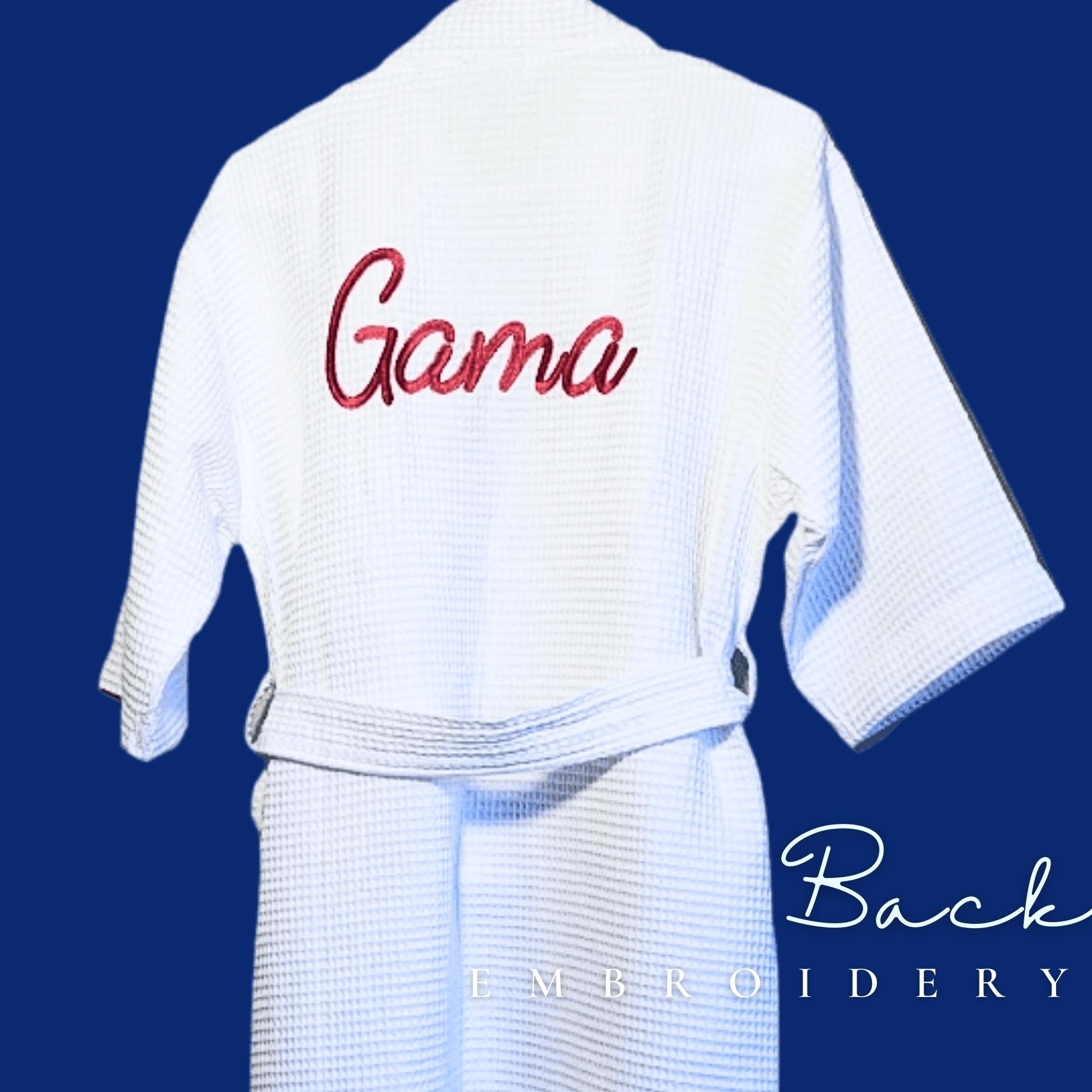 Personalized Waffle Robe With Customized Name and Monogram Initials ...