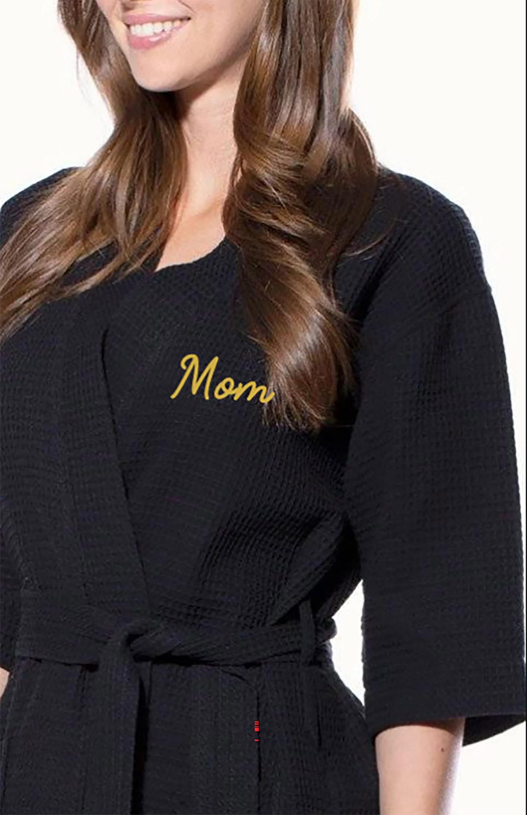 Women's Monogrammed Waffle Robe, Custom Waffle Bathrobes, Personalized ...