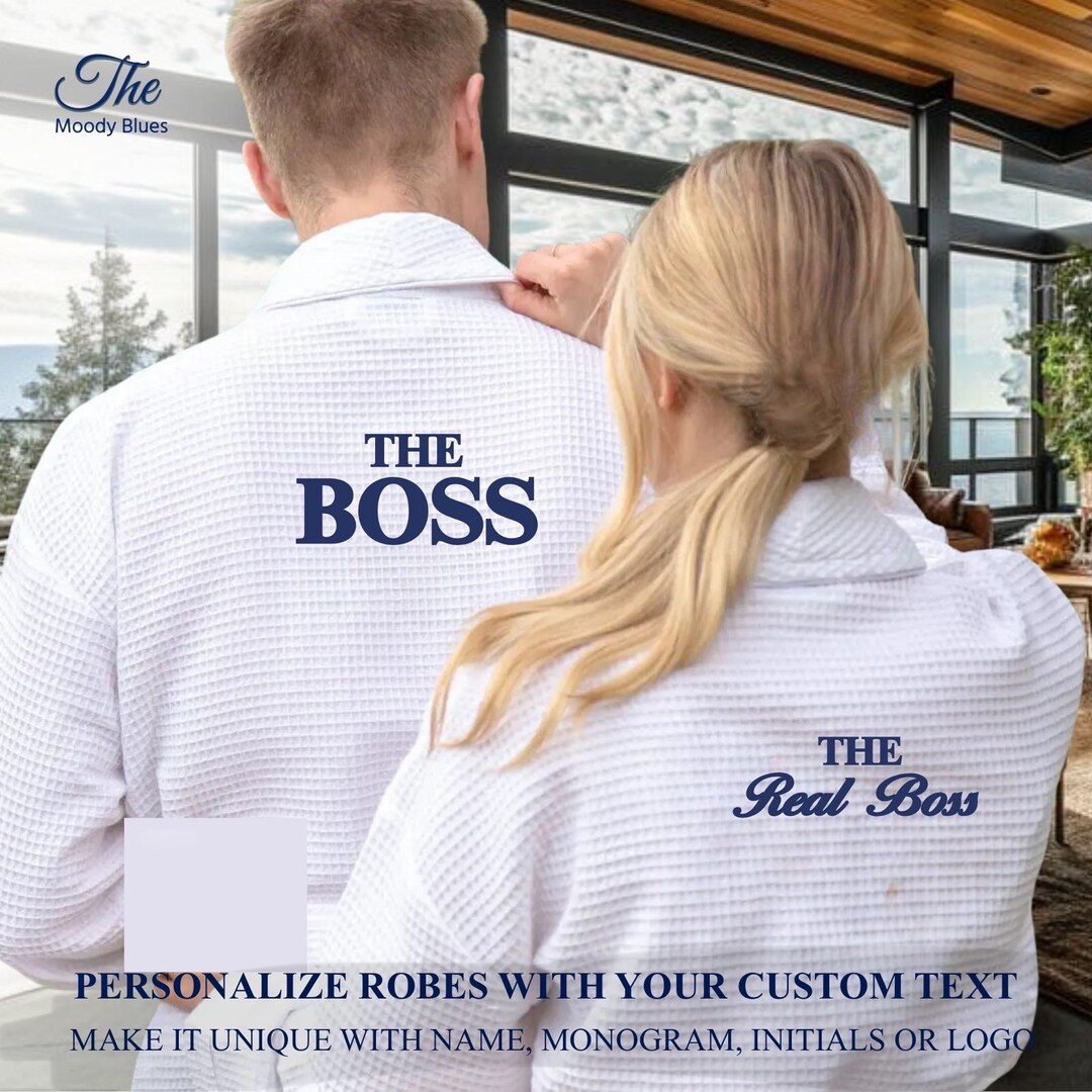 Personalized Waffle Weave Robes, Bridal Party Monogram Robe Bridesmaid ...