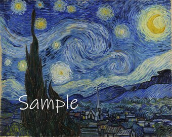 Van Gogh Svg - Etsy