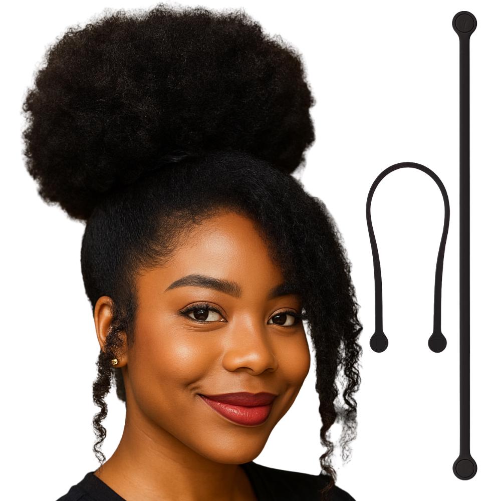 Hair Ties for Thick and Loc’d Hair- 2-pack - Black/brown - Etsy
