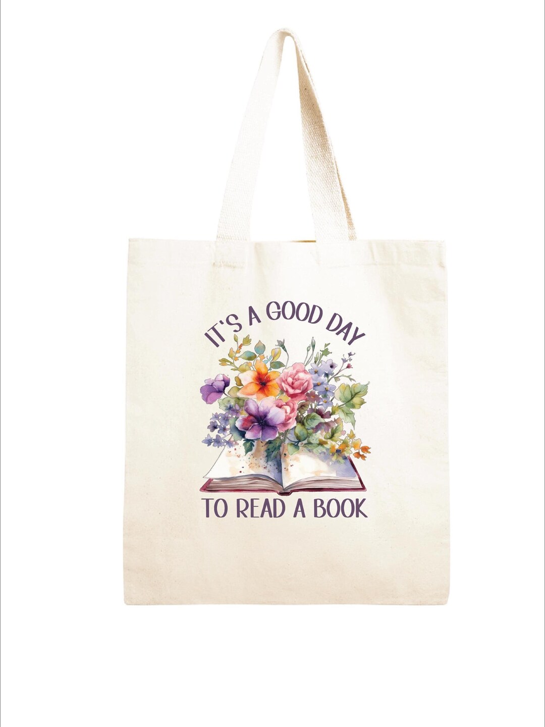 Custom Book Tote Bag, Bookish Personalized Tote Bag, Book Lover ...