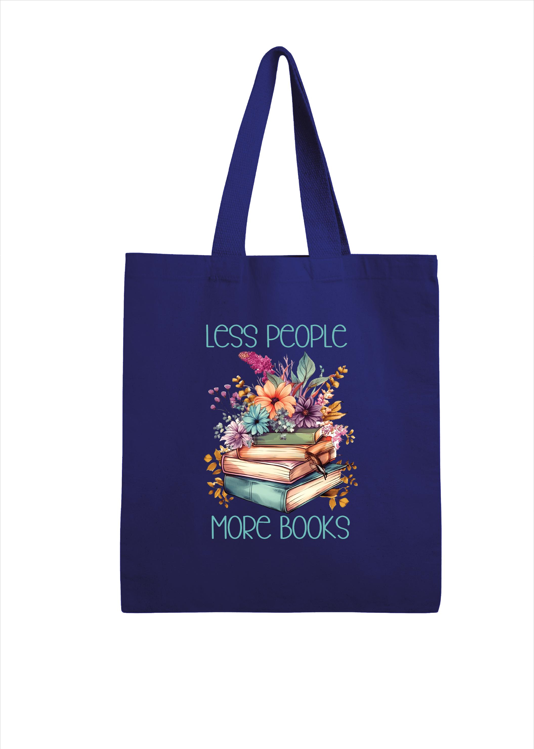 Personalized Book Tote Bag, Custom Bookish Tote Bag, Book Lover ...