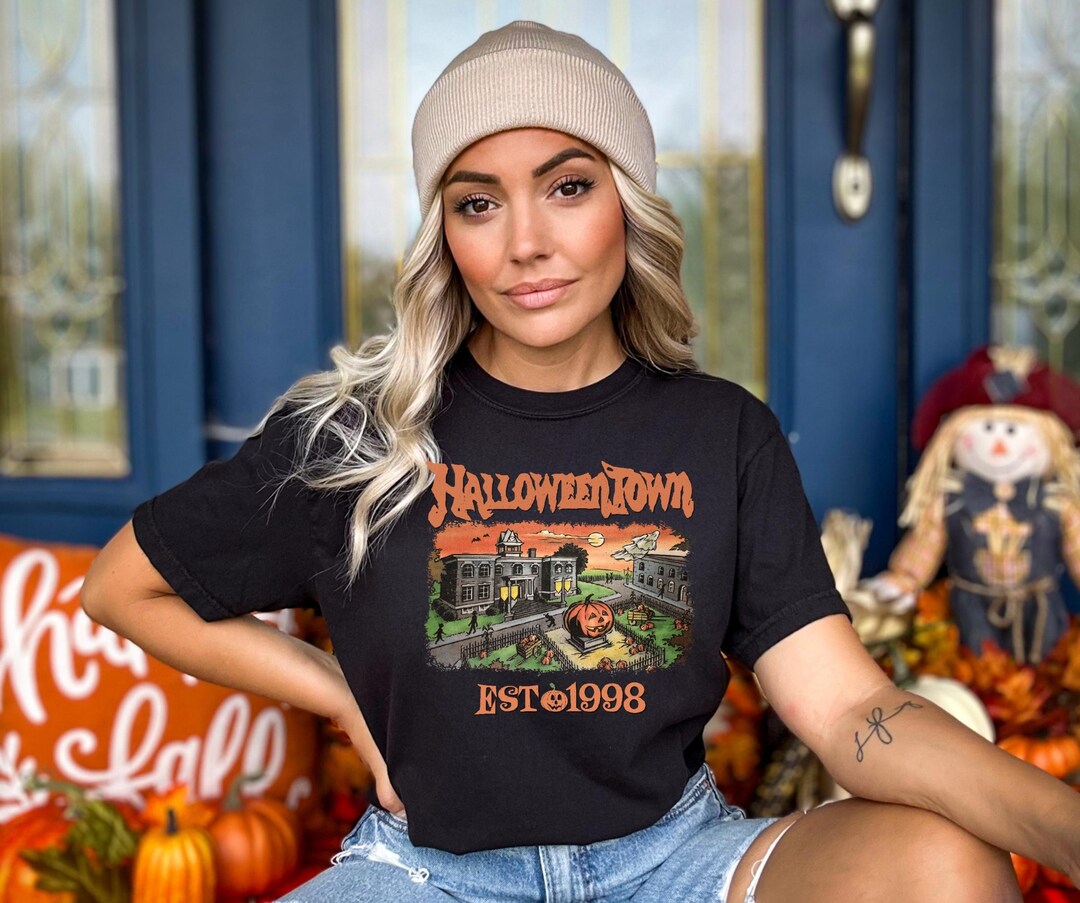 Halloweentown Shirt, Halloween Party Tee, Cute Fall Shirt, Vintage ...