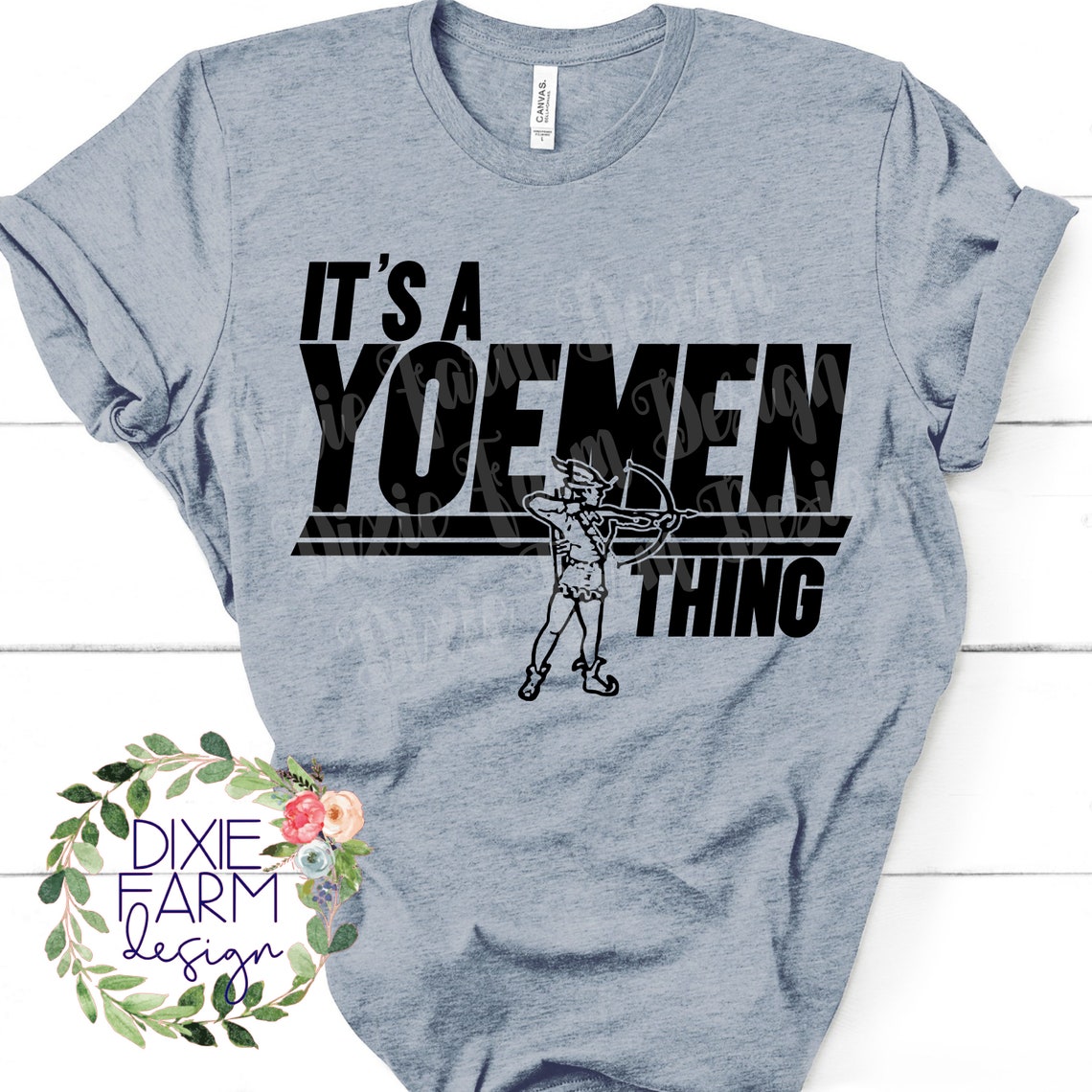 It's a Yoemen Thing Mascot Shirt SVG Digital Cup File and - Etsy