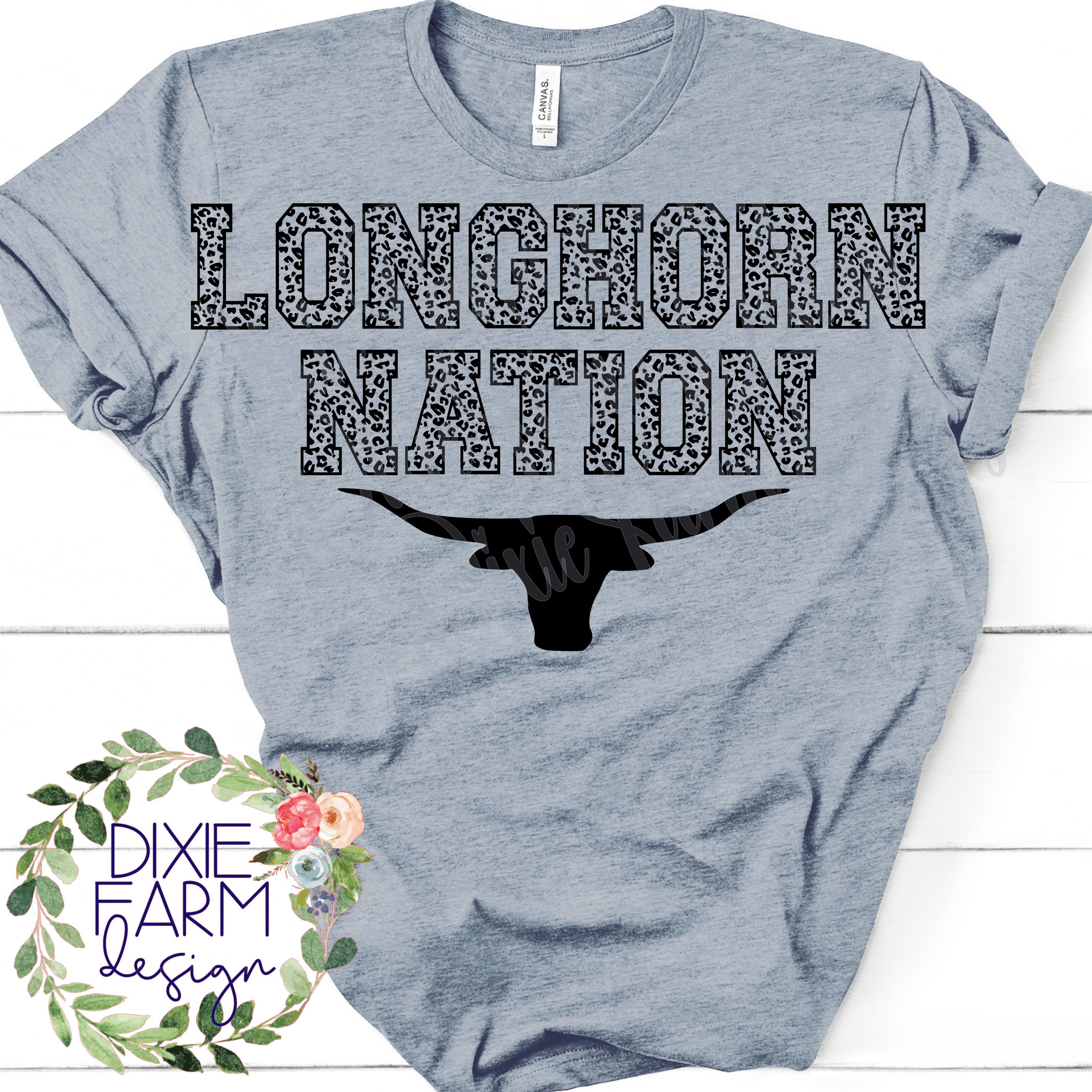 Longhorn Nation Mascot Shirt SVG Digital Cup File and PNG - Etsy