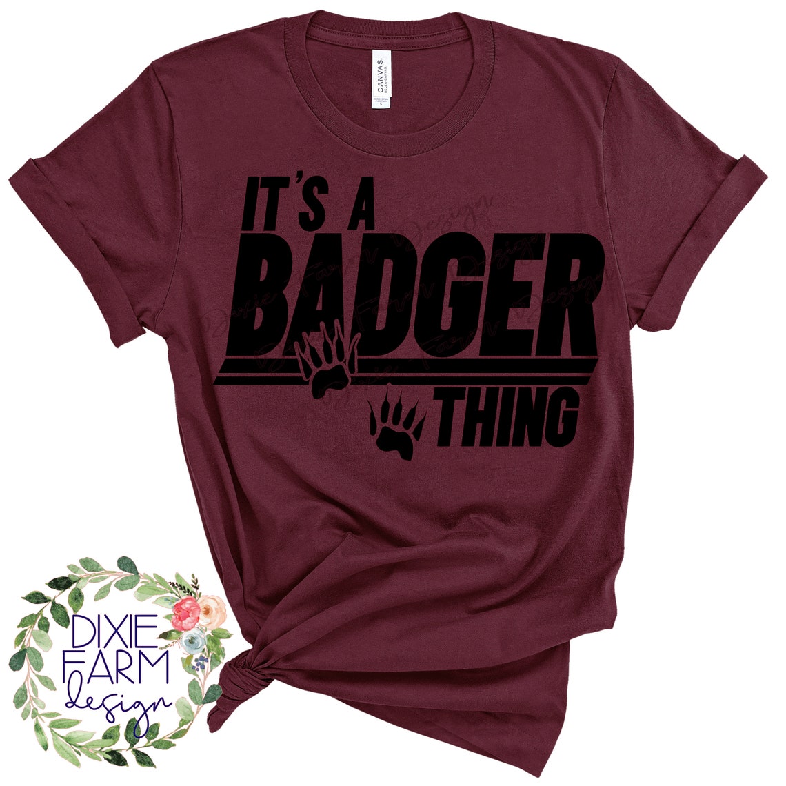 It's a Badger Thing Mascot Shirt SVG Digital Cup File and - Etsy