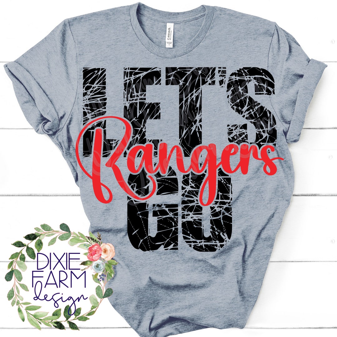 Let's Go Rangers Mascot Shirt SVG Digital Cup File and PNG - Etsy