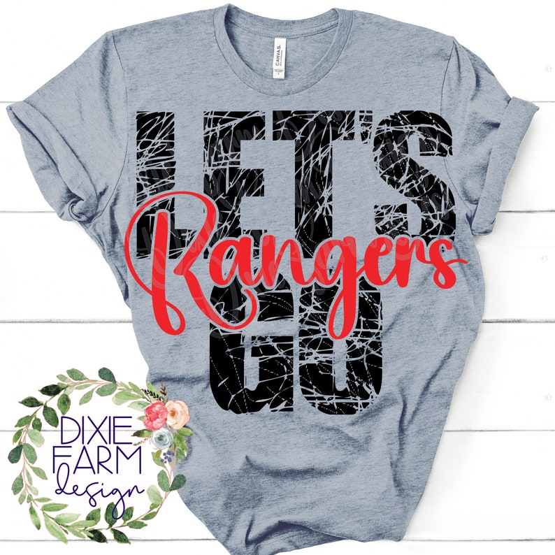 Let's Go Rangers Mascot Shirt SVG Digital Cup File and PNG - Etsy