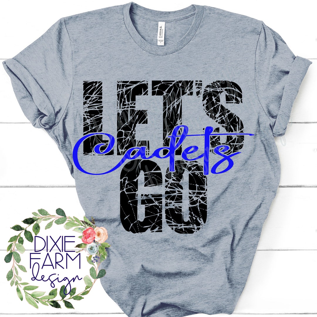 Let's Go Cadets Mascot Shirt SVG Digital Cup File and PNG - Etsy