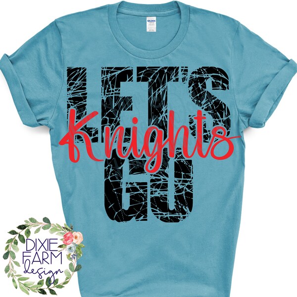 Go Knights Svg - Etsy