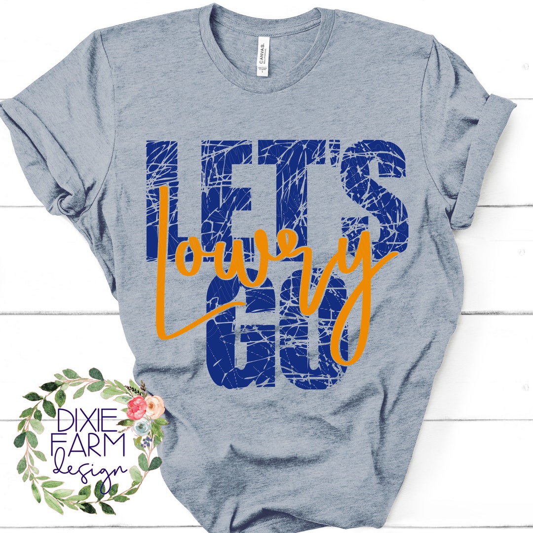 Let's Go Lowry Mascot Shirt SVG Digital Cup File and PNG - Etsy