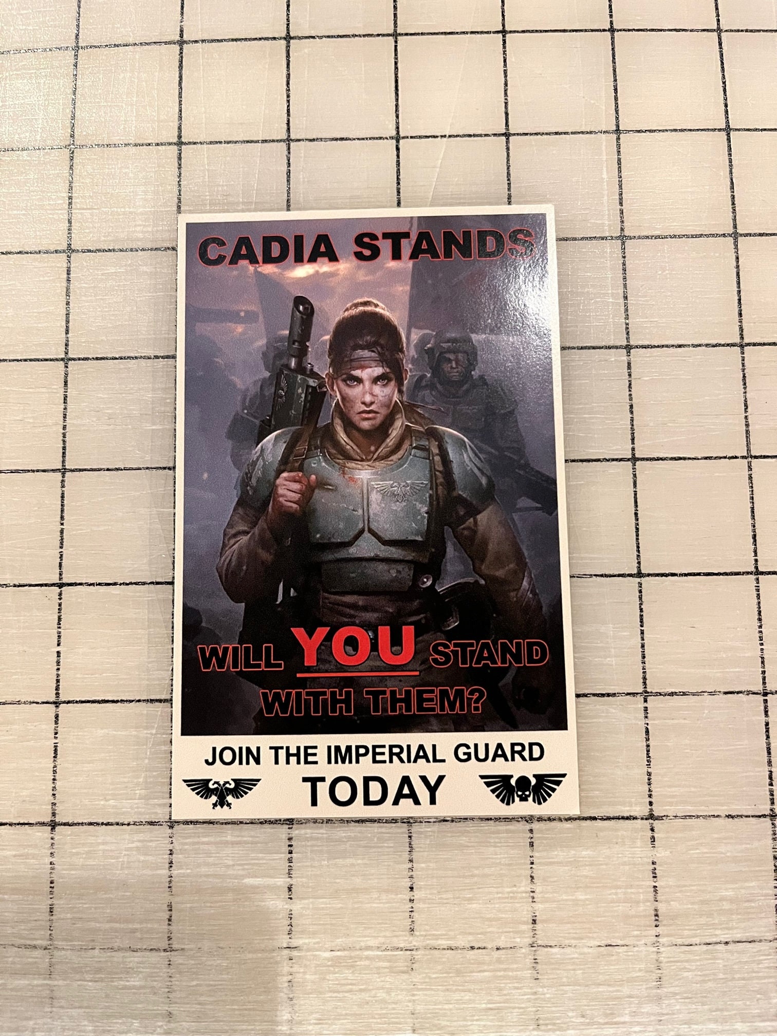 Guard Recruitment Poster Sticker - Etsy
