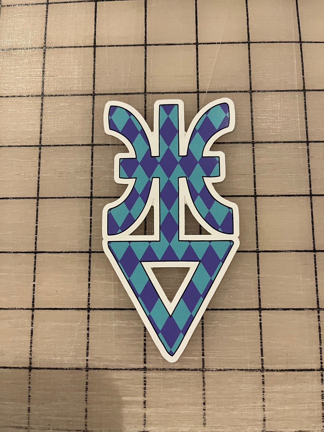 Harlequin Rune Sticker - Etsy