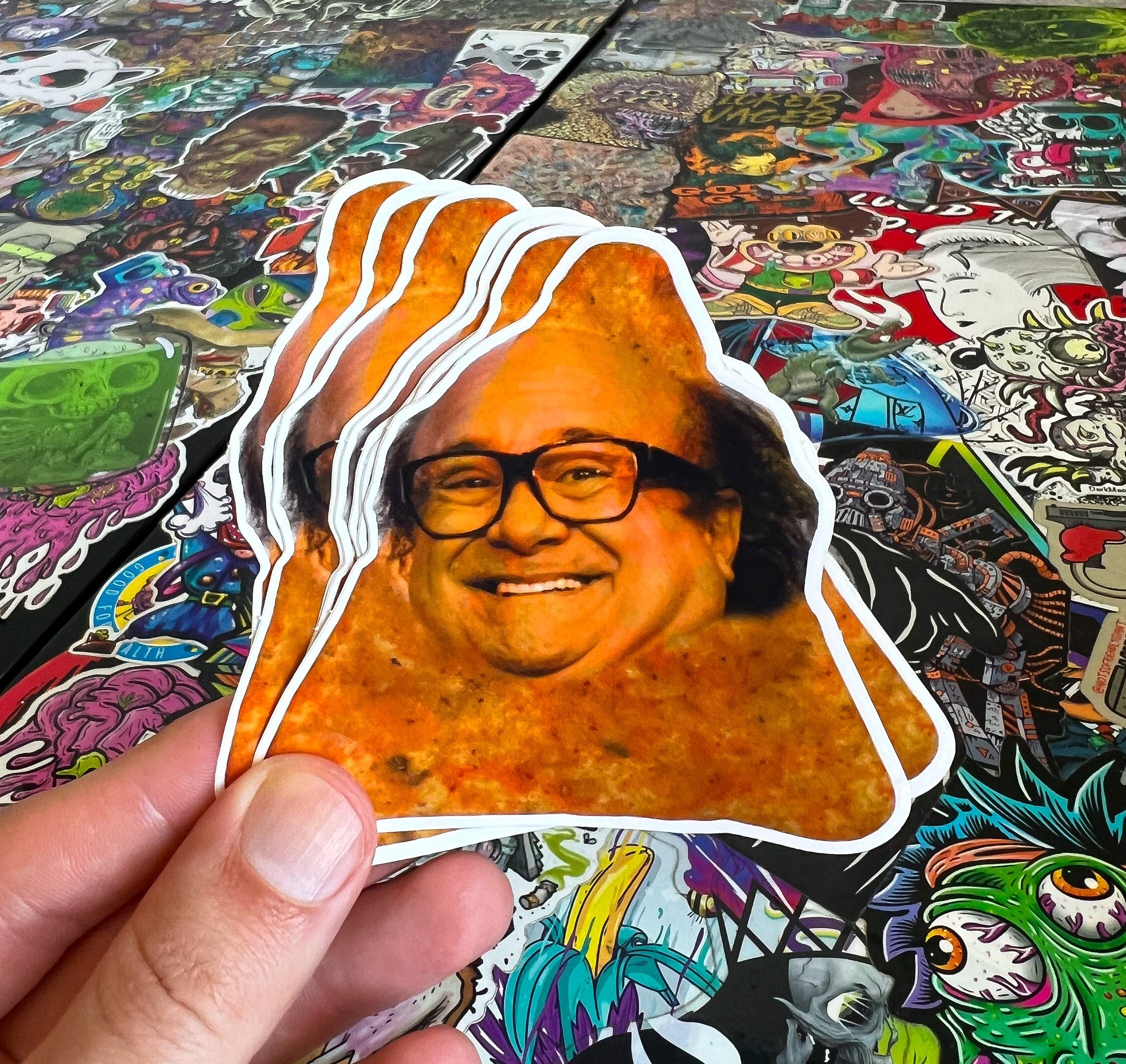 Danny Dorito Sticker Danny Devito Funny Sticker Meme - Etsy