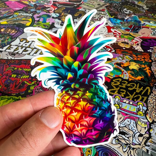 Pineapple Sticker - Etsy