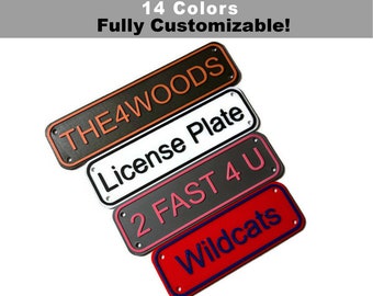 3d Printed License Plate - Etsy UK