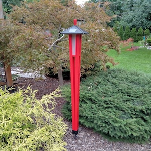 46 Solar Garden Lamp integrated Shade - Etsy