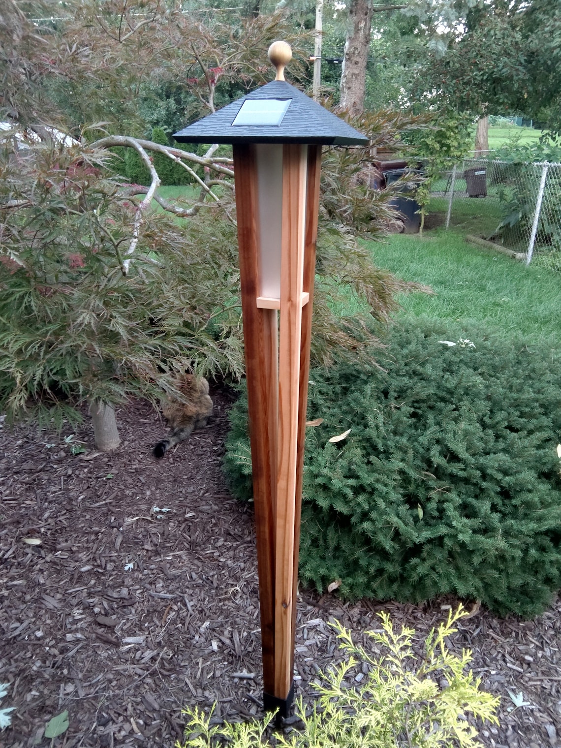 46 Solar Garden Lamp integrated Shade - Etsy