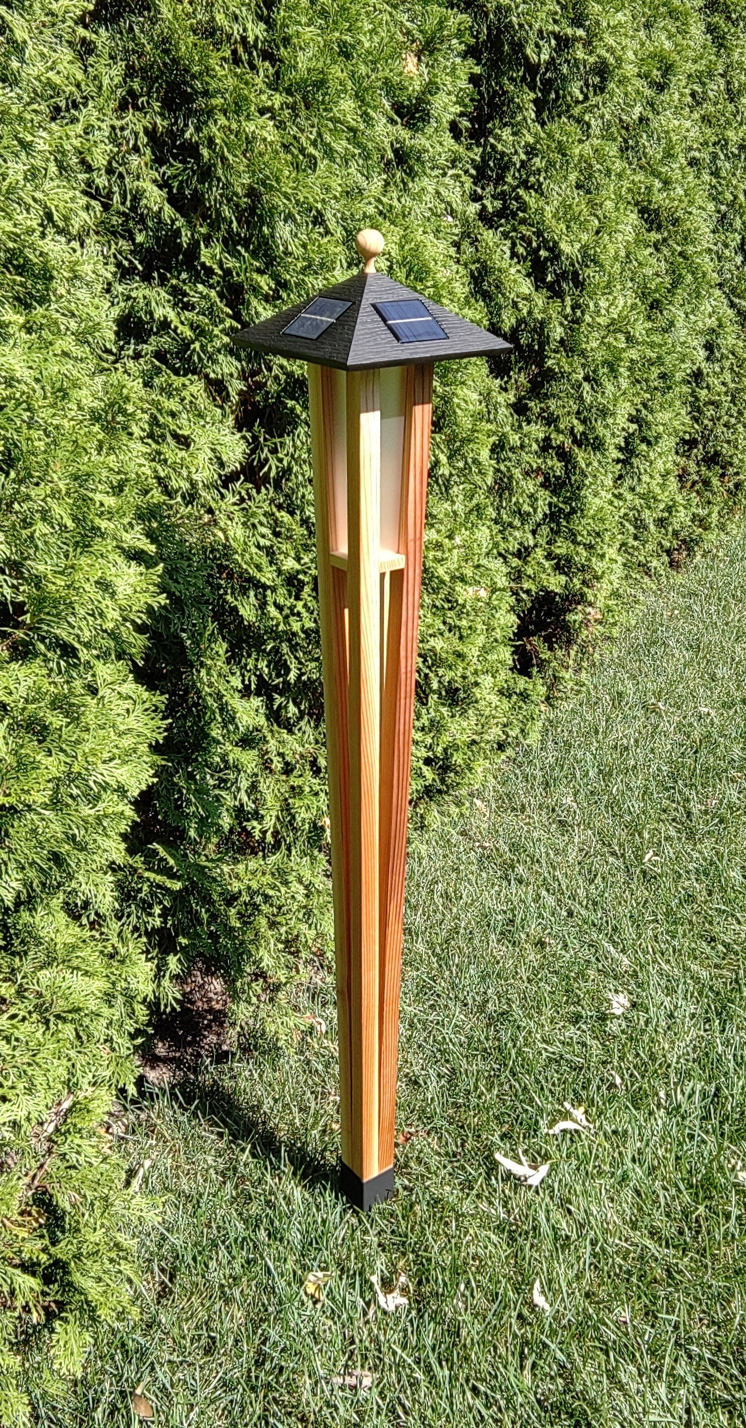46 Solar Garden Lamp integrated Shade - Etsy