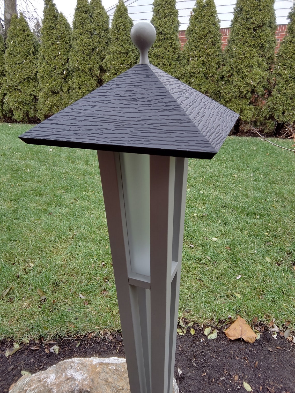 46 Solar Garden Lamp integrated Shade - Etsy
