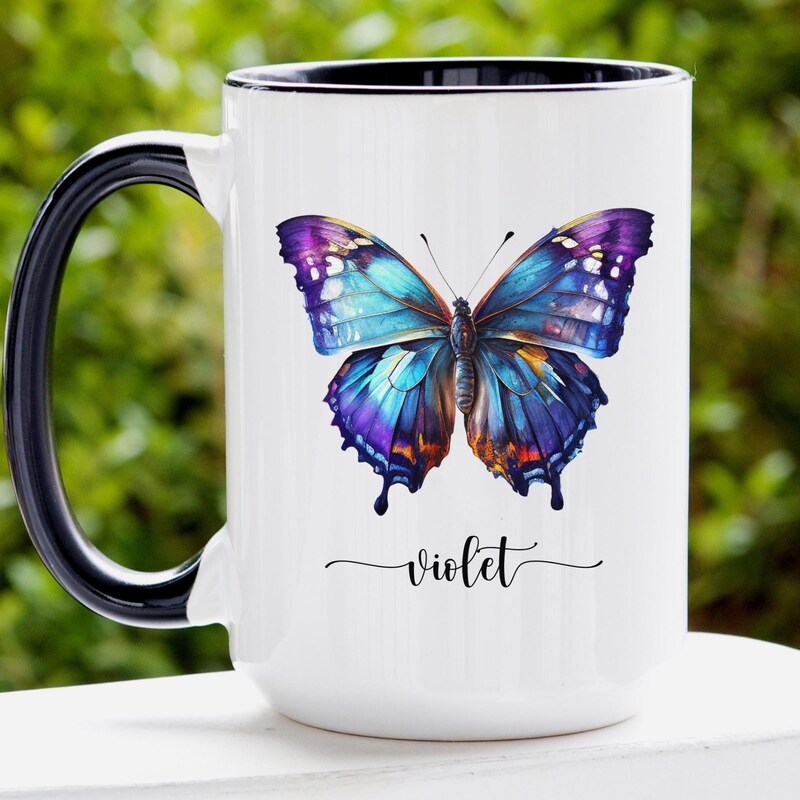Butterfly Coffee Mug - Etsy