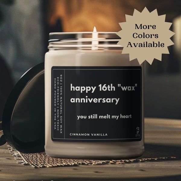 16th Wedding Anniversary Gifts Wax - 60+ Gift Ideas for 2024