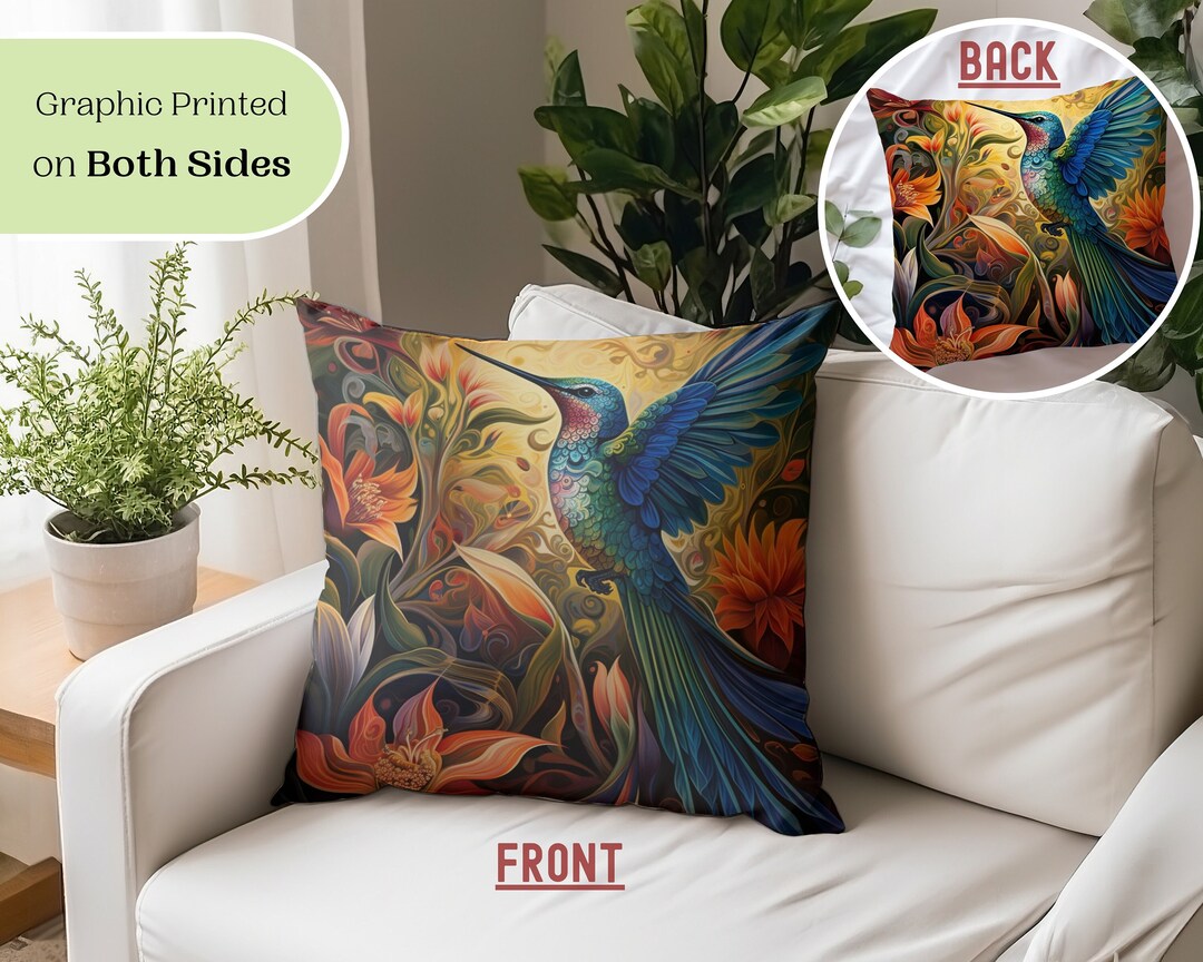 William Morris Hummingbird Pillow, Hummingbird Pillow, William Morris ...