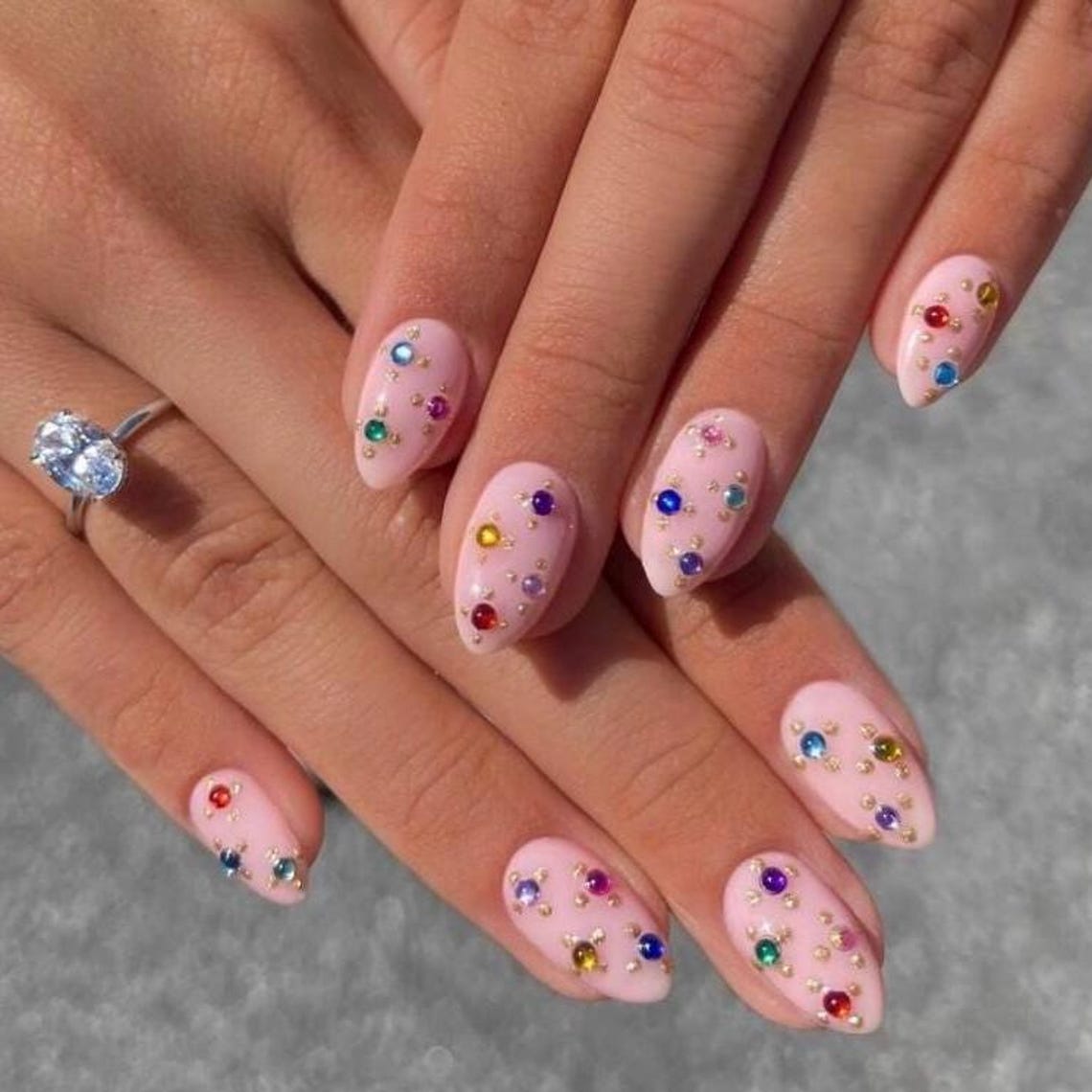 CUSTOM ACRYLIC Press-on Nails - Etsy