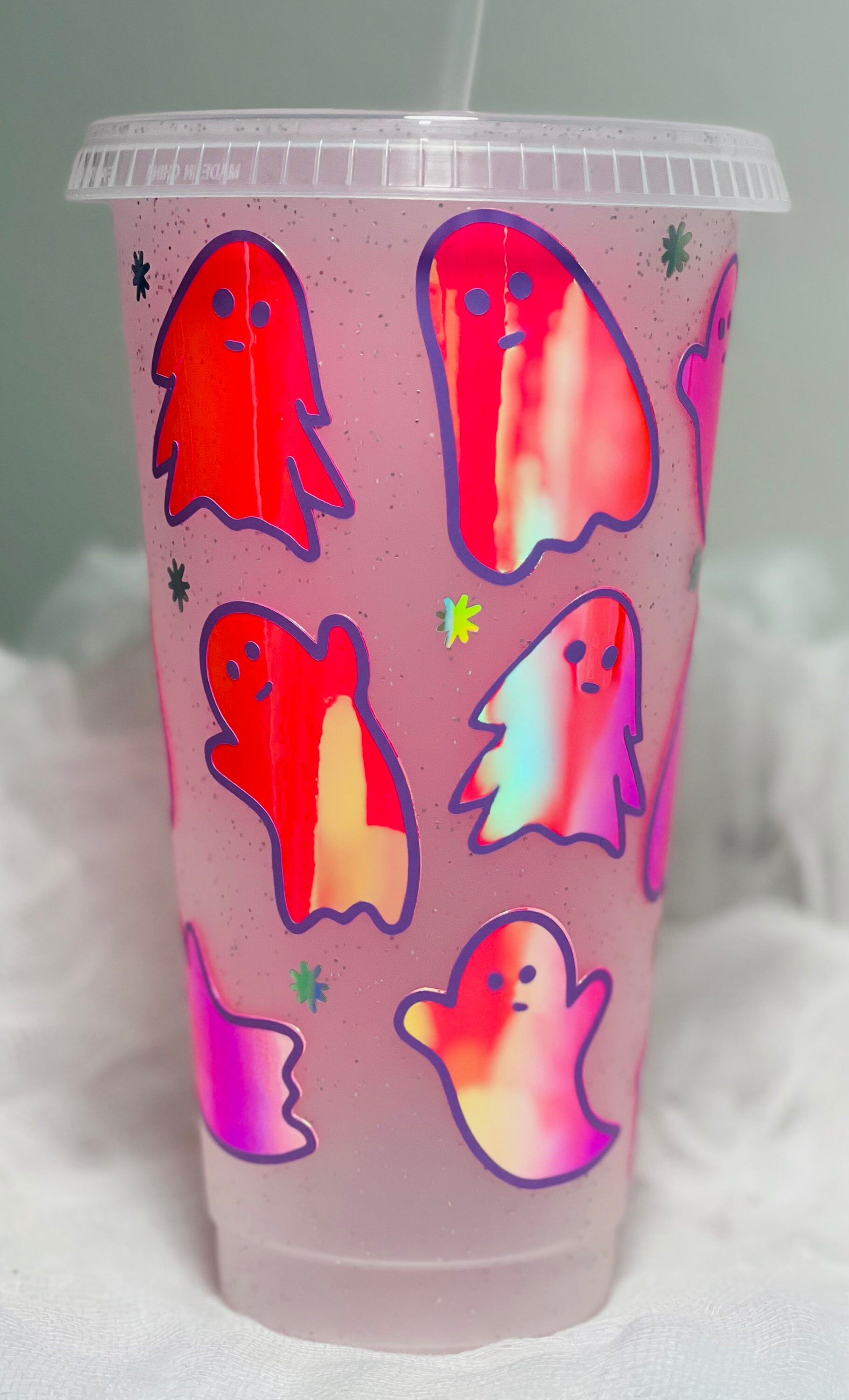 Cute Ghost Reusable Cup - Etsy