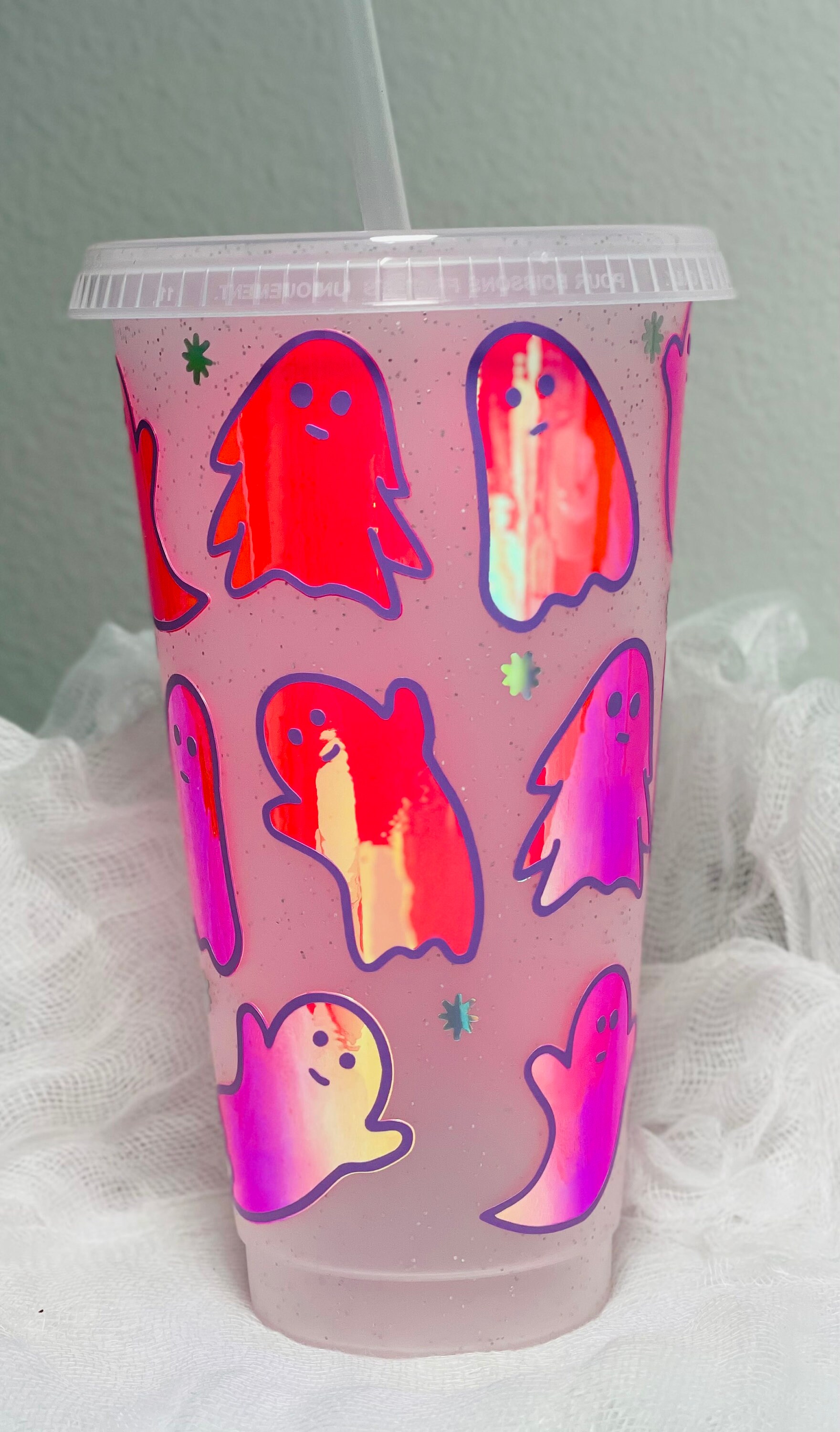 Cute Ghost Reusable Cup - Etsy