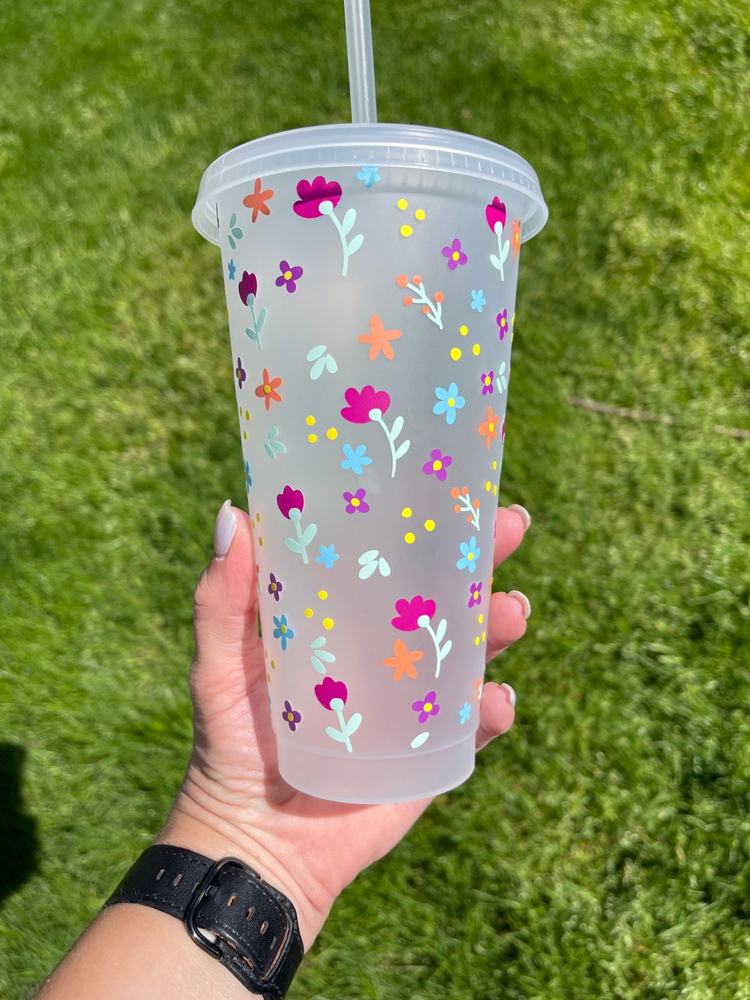 Venti Spring Flowers Reusable Cold Cup - Etsy