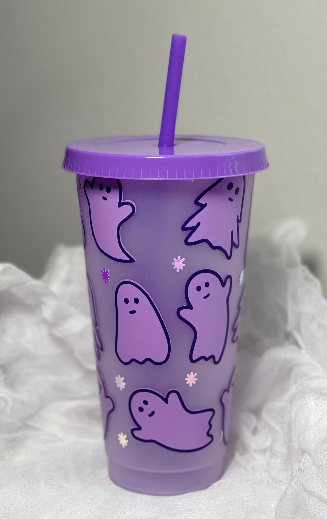 Cute Ghost Reusable Cup - Etsy