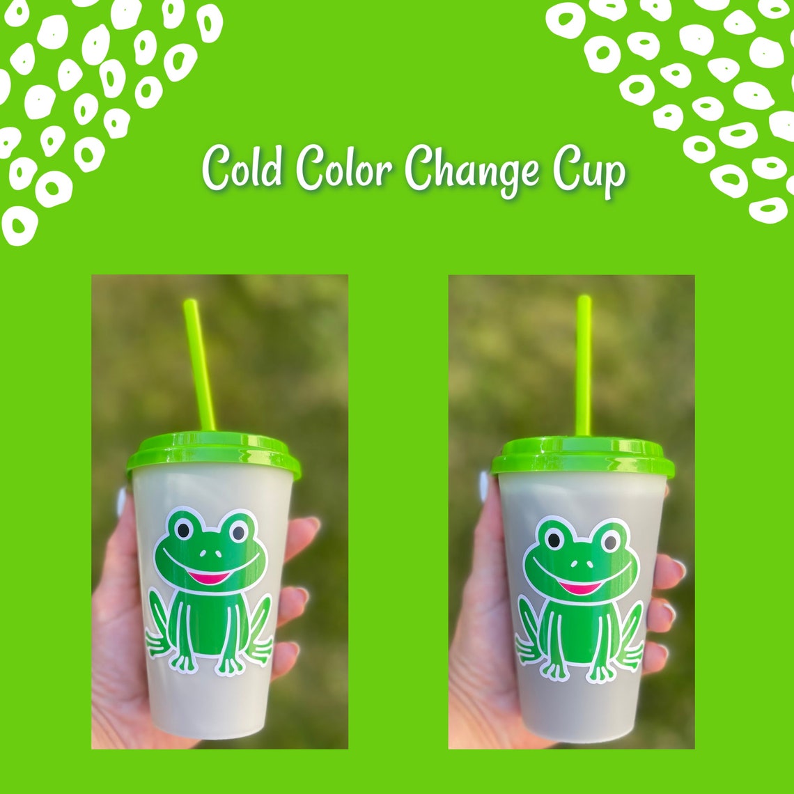 8 Oz Color Change Kids Cups - Etsy