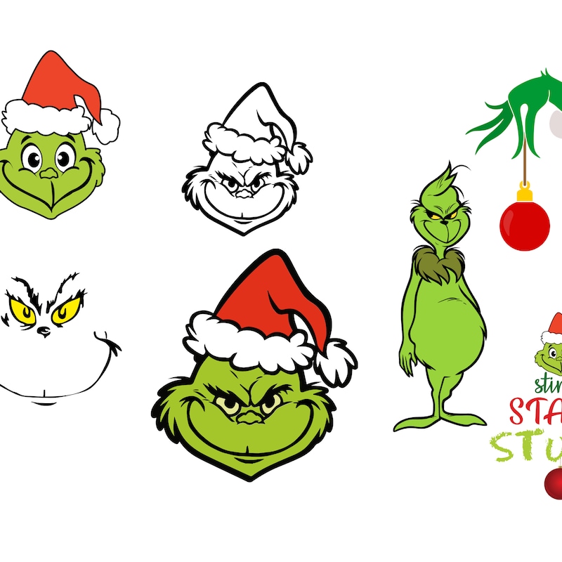 Grinch Face - Etsy